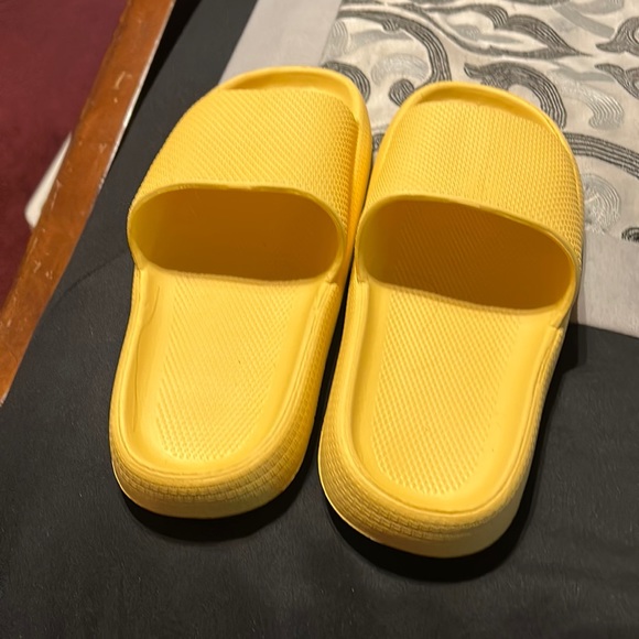 Shoes | Sliders Yellow | Poshmark